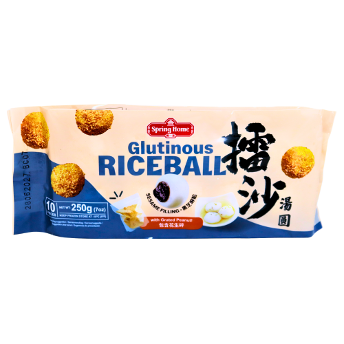 Spring Home Glutinous Rice Ball - Sesame Filling with Grated Peanut ...